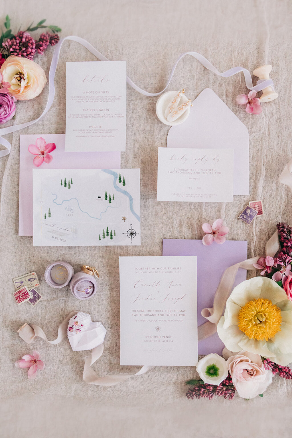 Lilac Love Inspiration in Alberta - Elizabeth Anne Designs: The Wedding ...